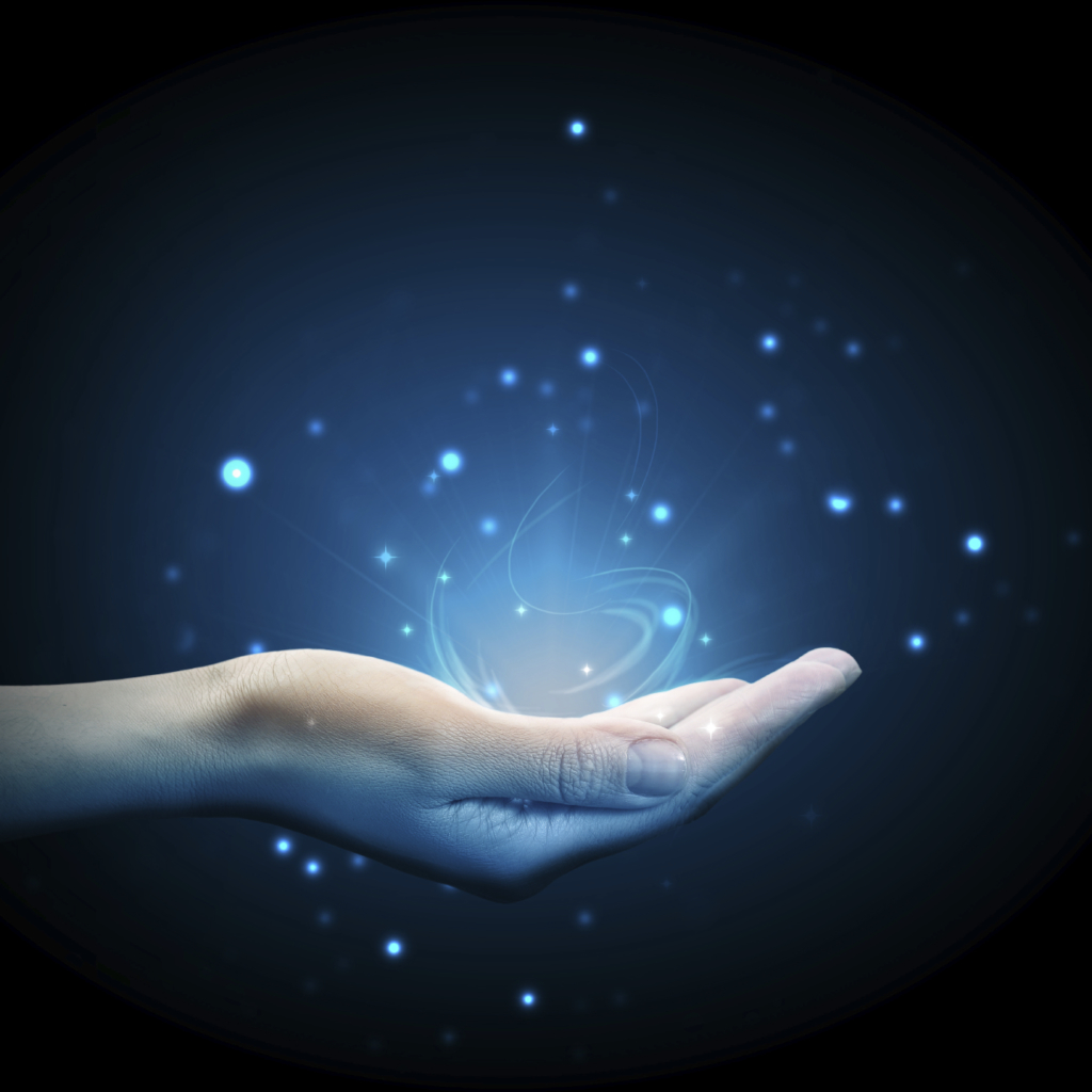 qi dust hand - Wellness At The Center